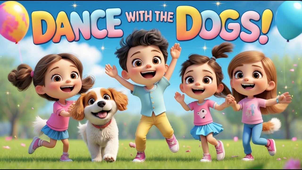 Dance with the Dogs! 🐶🎶 Fun Kids Song to Move, Wiggle & Learn! - YouTube