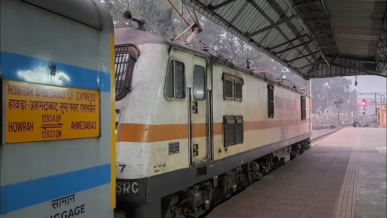 Howrah Ahmedabad Express Journey | 12834 Ahmedabad Express LHB Rake ...