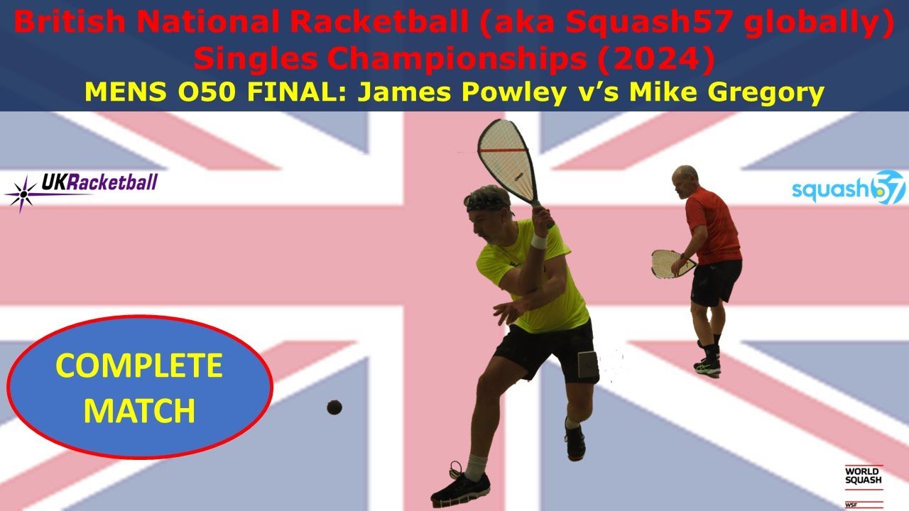 British Nationals (2024) O50 FINAL: JAMES POWLEY v MIKE GREGORY ...