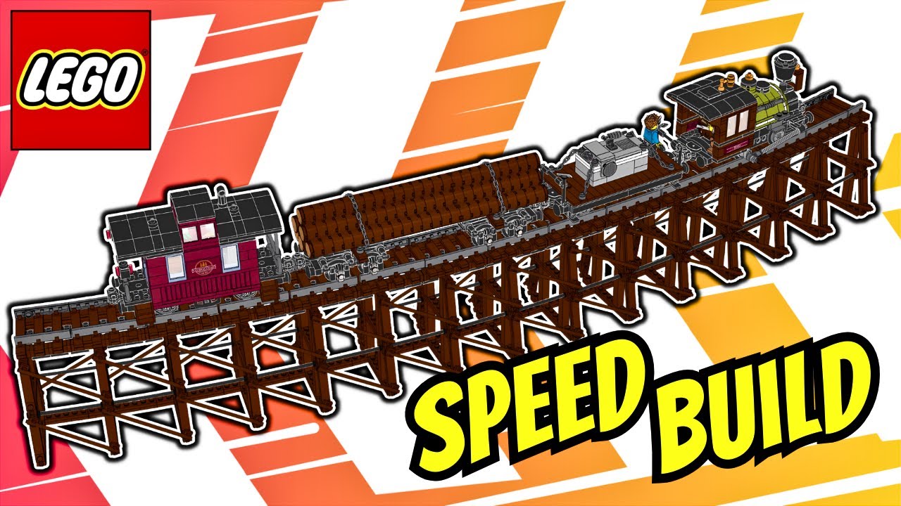 Engaging LEGO Logging Railway 910035 | Speed Build - YouTube