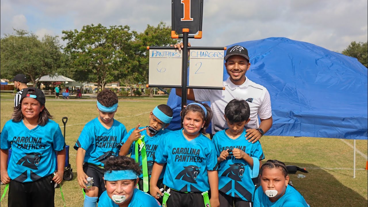 PSN NFL FLAG FOOTBALL WEEK 2 - 10U PANTHERS VS 10U CHARGERS - YouTube