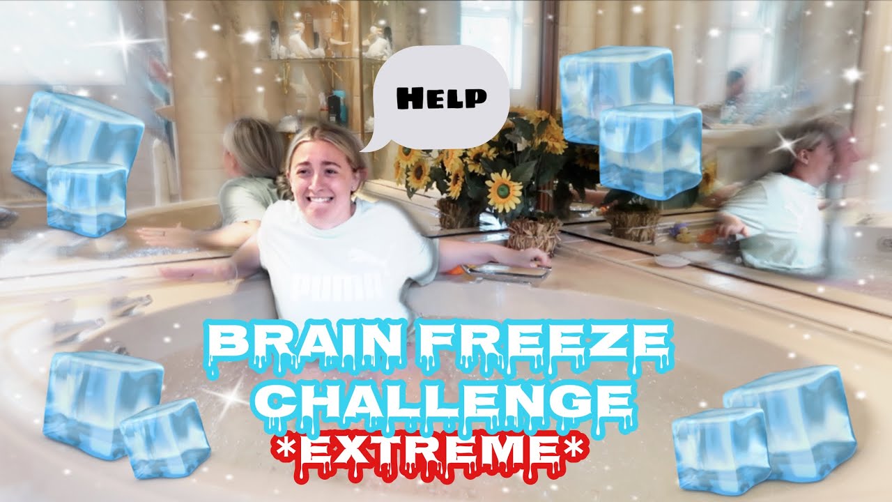 *EXTREME* brain freeze challenge.... near death experience - YouTube