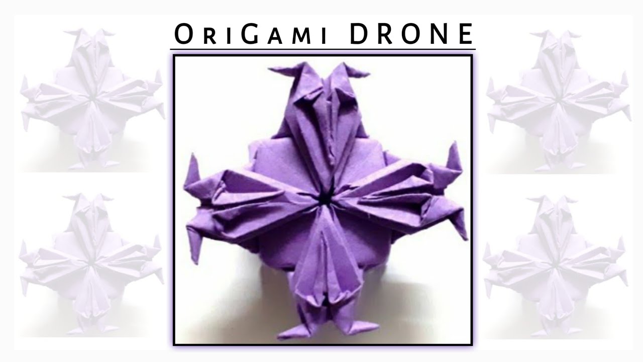 OriGami DRONE(DesiGned BY MASTER JUGAL ) - YouTube
