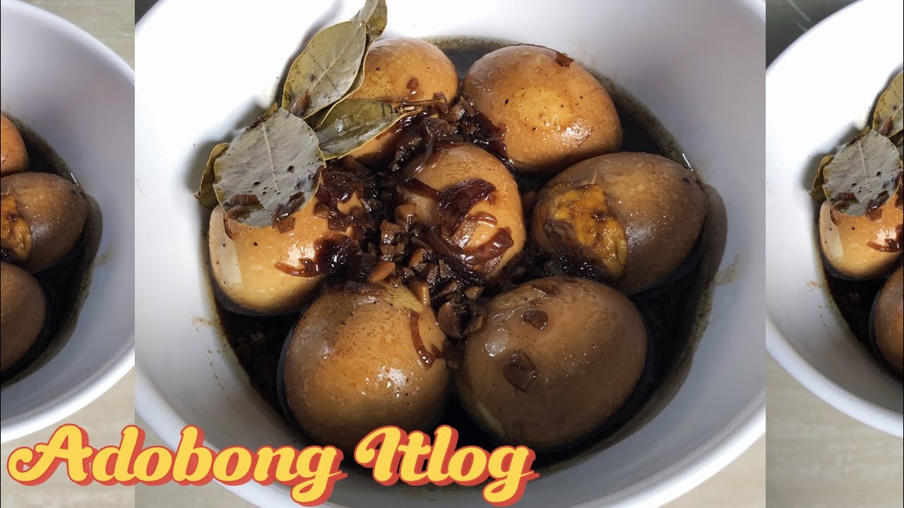 Easy Adobong Itlog Recipe - YouTube