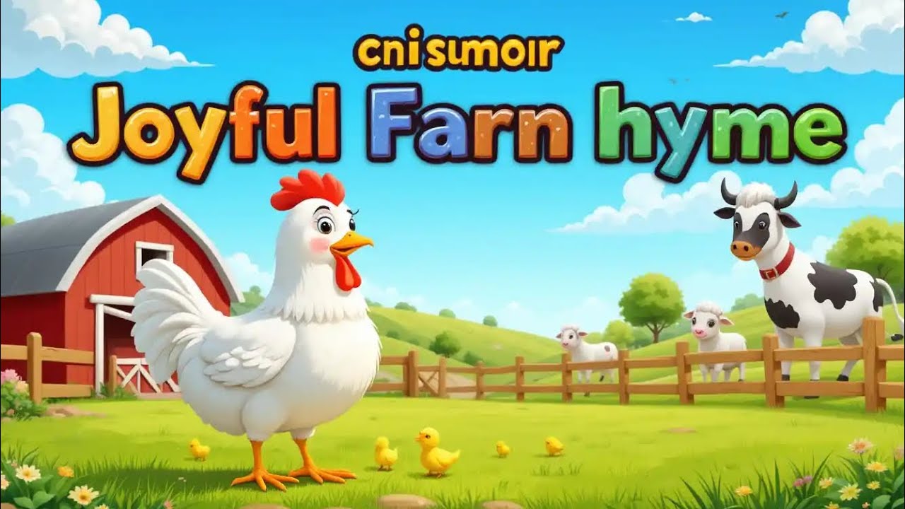 Happy Farm Song - Cute Animals & Fun Farm Life Rhyme!" - YouTube