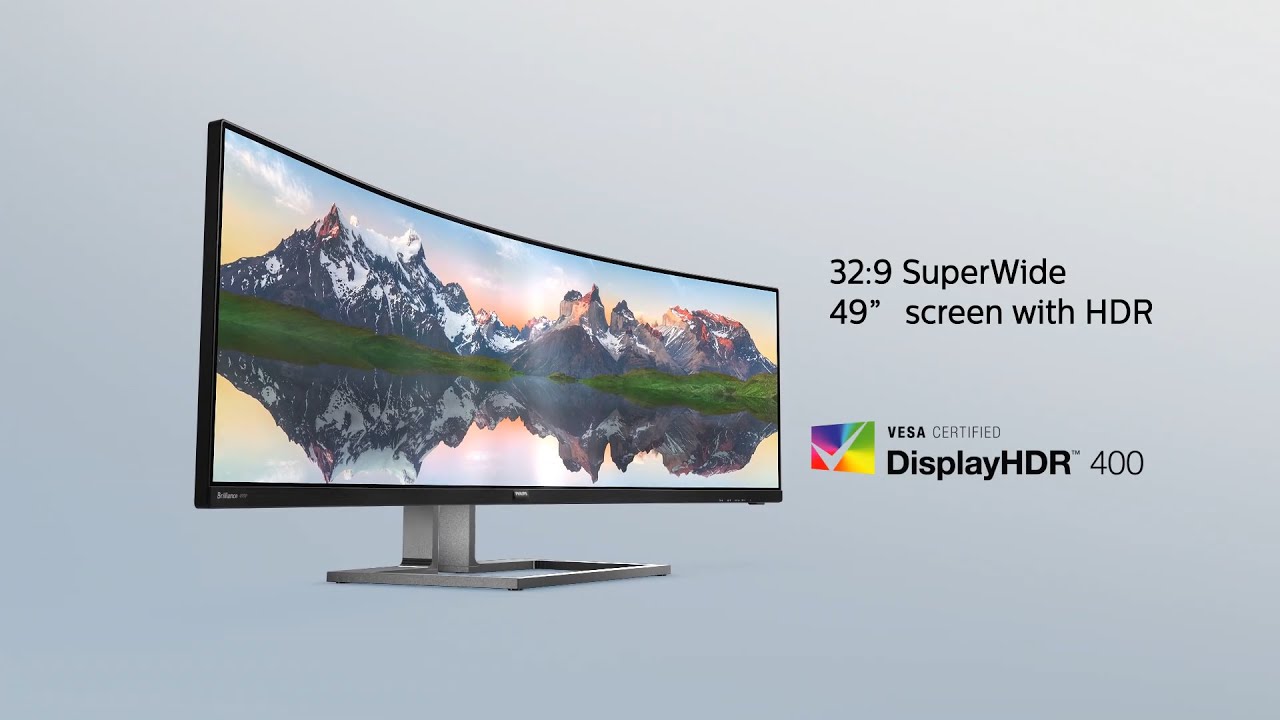 PHILIPS Brilliance 499P9H 49-inch Monitor | Super Mega Ultrawide 5K ...