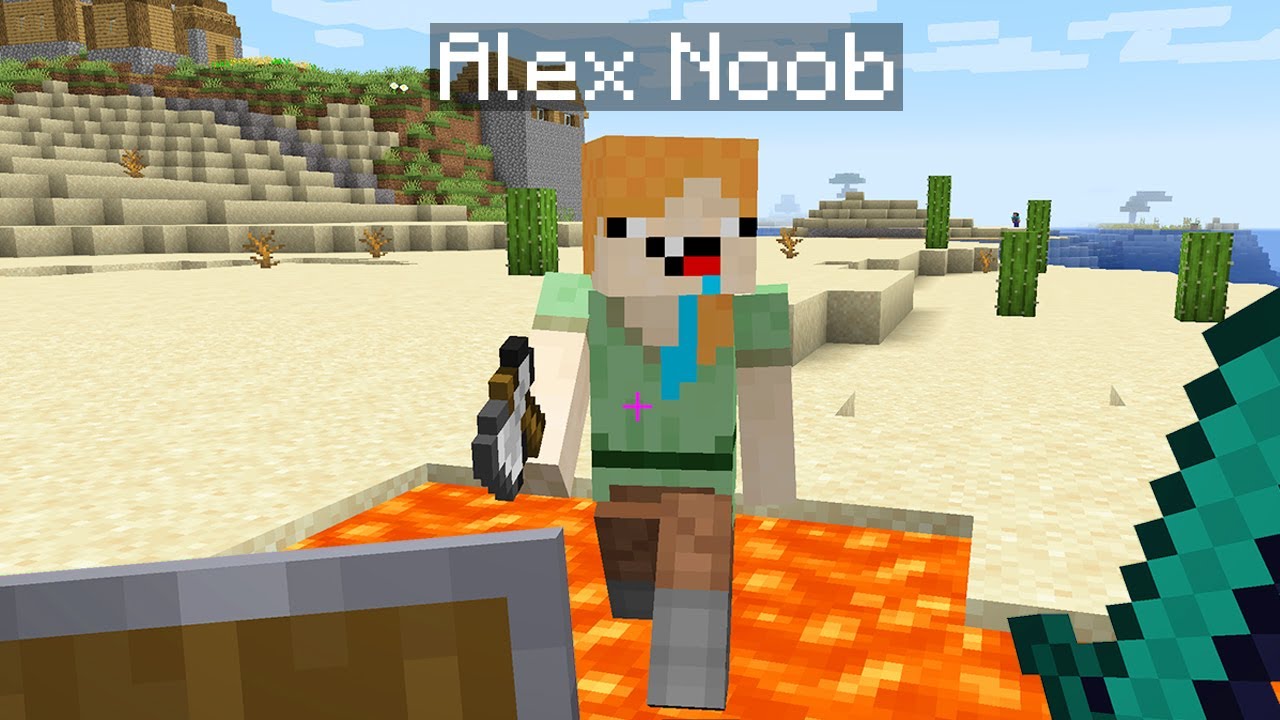 Cursed minecraft - Noob Alex WHAAAT? Wrong Minecraft - YouTube