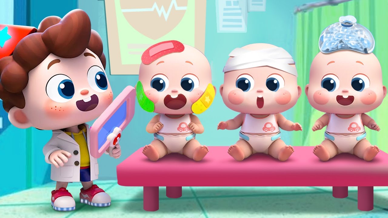 Ten Babies Got Boo Boo | Safety Rules | Learn Numbers | Nursery Rhymes ...