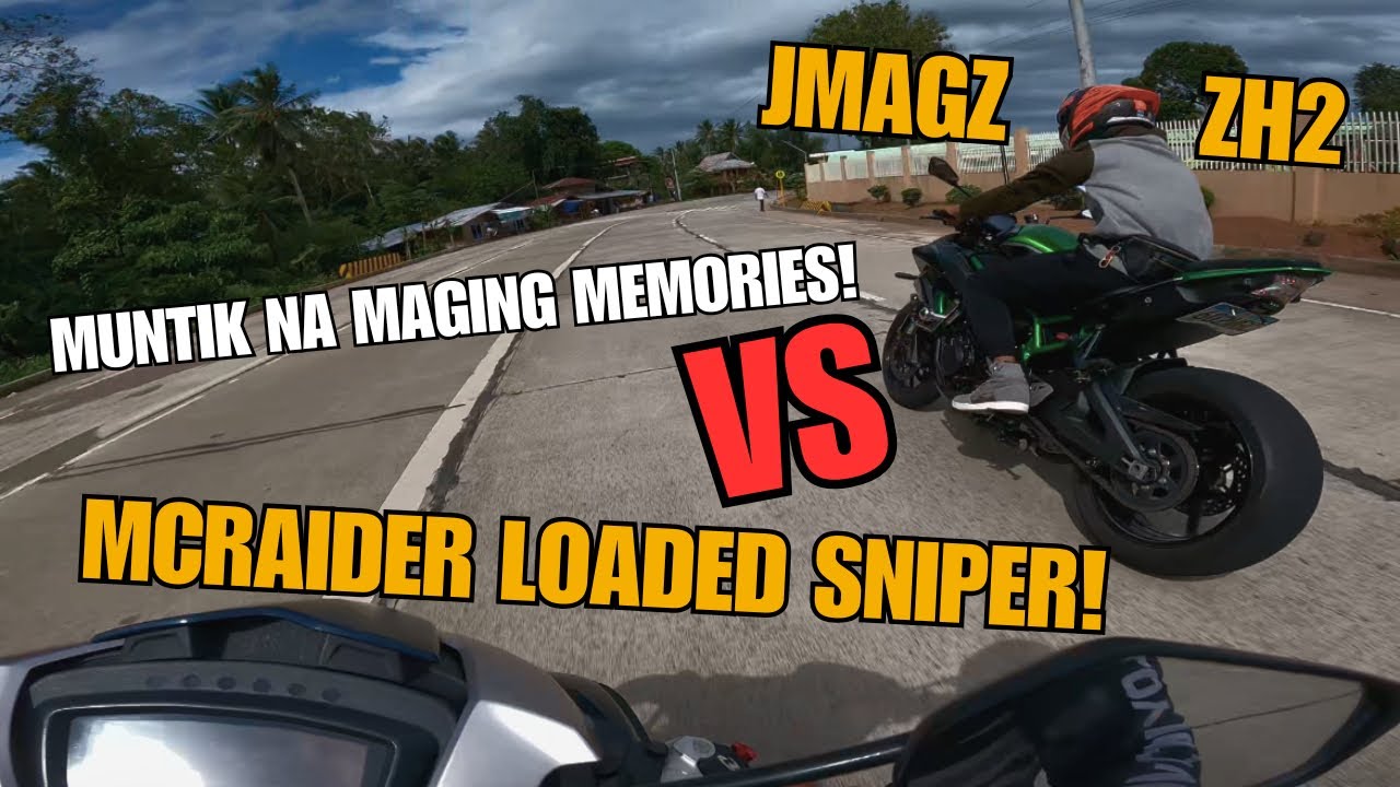 Big bike VS Loaded sniper! | Muntik na maging memories si jmagz! - YouTube