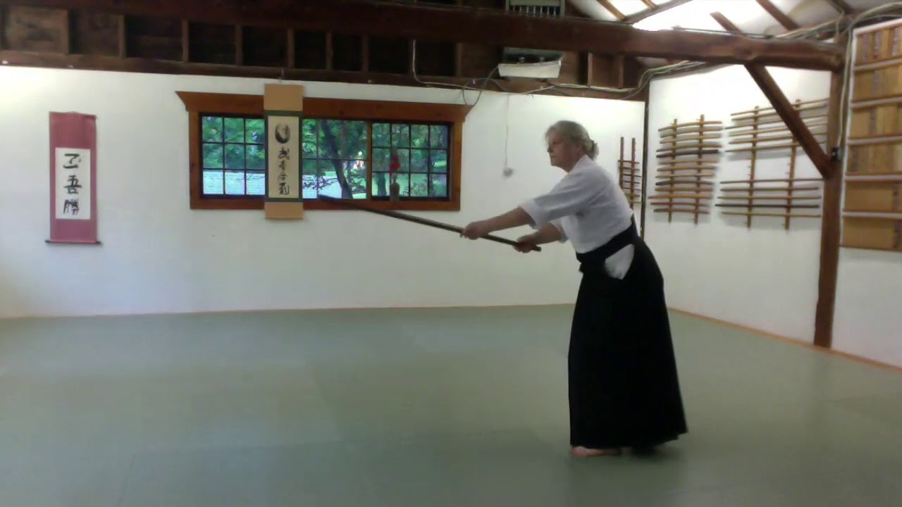 Aikido: Tada Sensei's Jo Kata #1 Challenge - YouTube