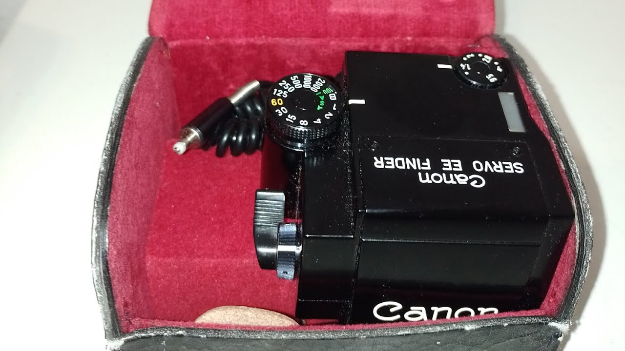 Canon F1 Canon Servo EE Finder - YouTube