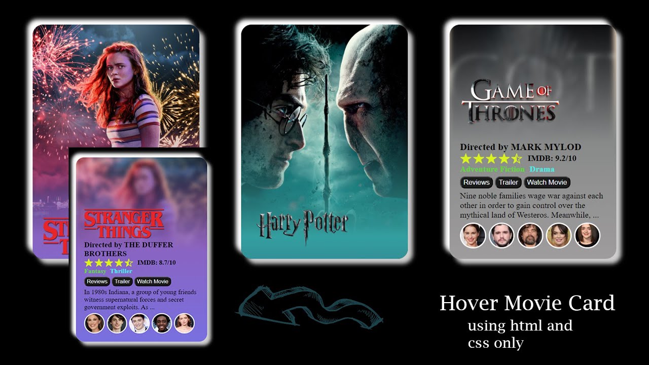 How To Make Cards With Hover Effect Using Html And Css Card With 9923