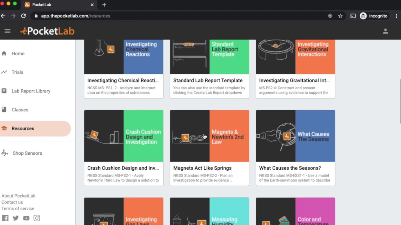 PocketLab Notebook Tutorial - Start a Free Pro Account Trial - YouTube