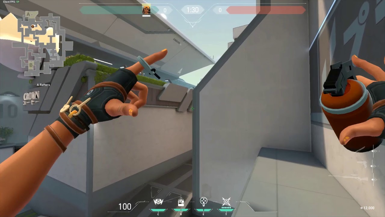 VALORANT: Paint shell opening for Raze on point A of Split - YouTube