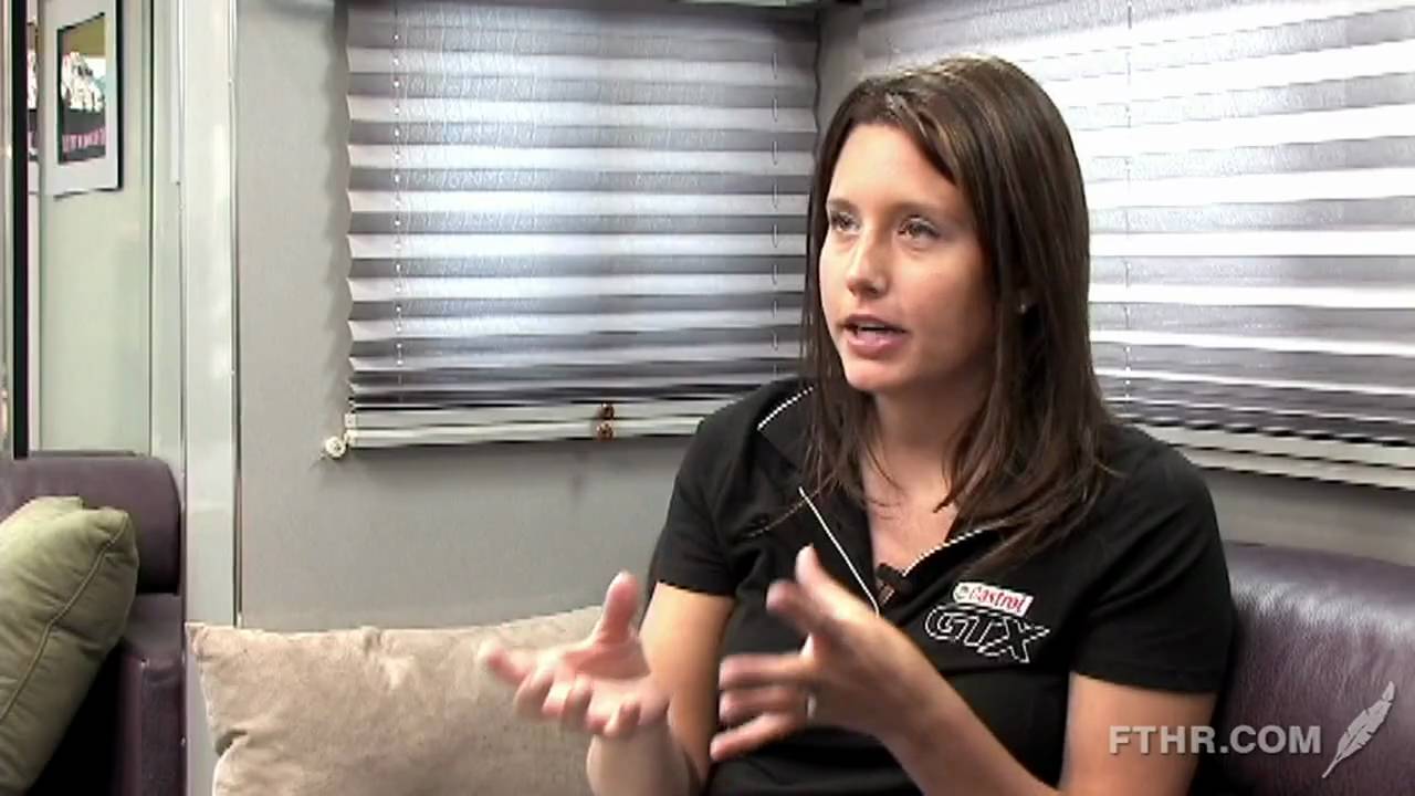 Ashley Force Hood - Featherlite Interview Part 2 - YouTube