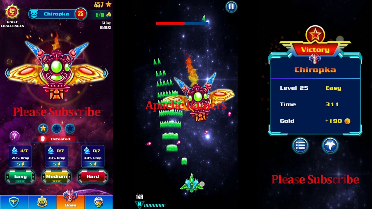 Galaxy Attack: Alien Shooter | Boss Mode | Chiropka Boss Kill With ...