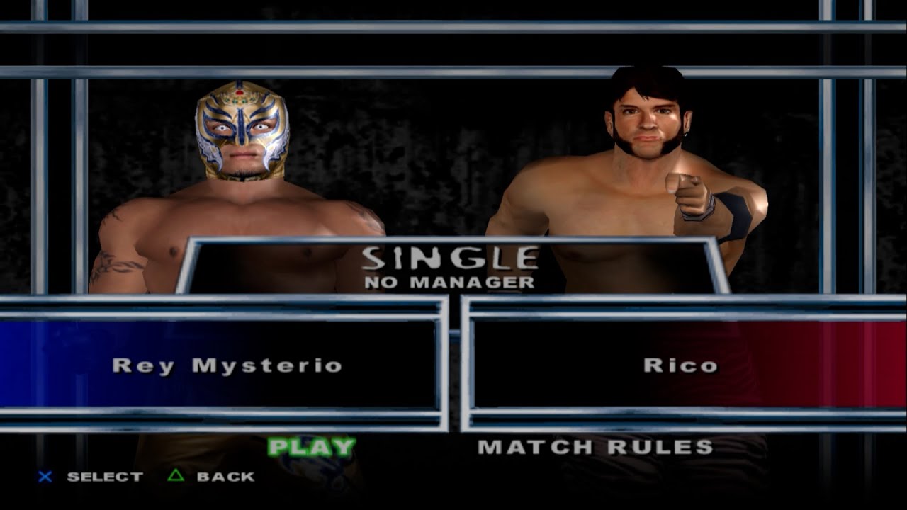WWE SmackDown! Here Comes the Pain - Rey Mysterio VS Rico (SINGLE ...