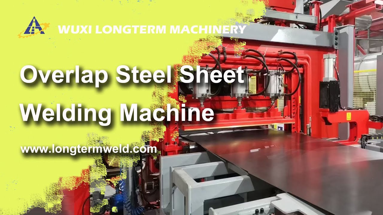 Industrial Automatic Strip Overlap Steel Sheet Welding Equipment - YouTube