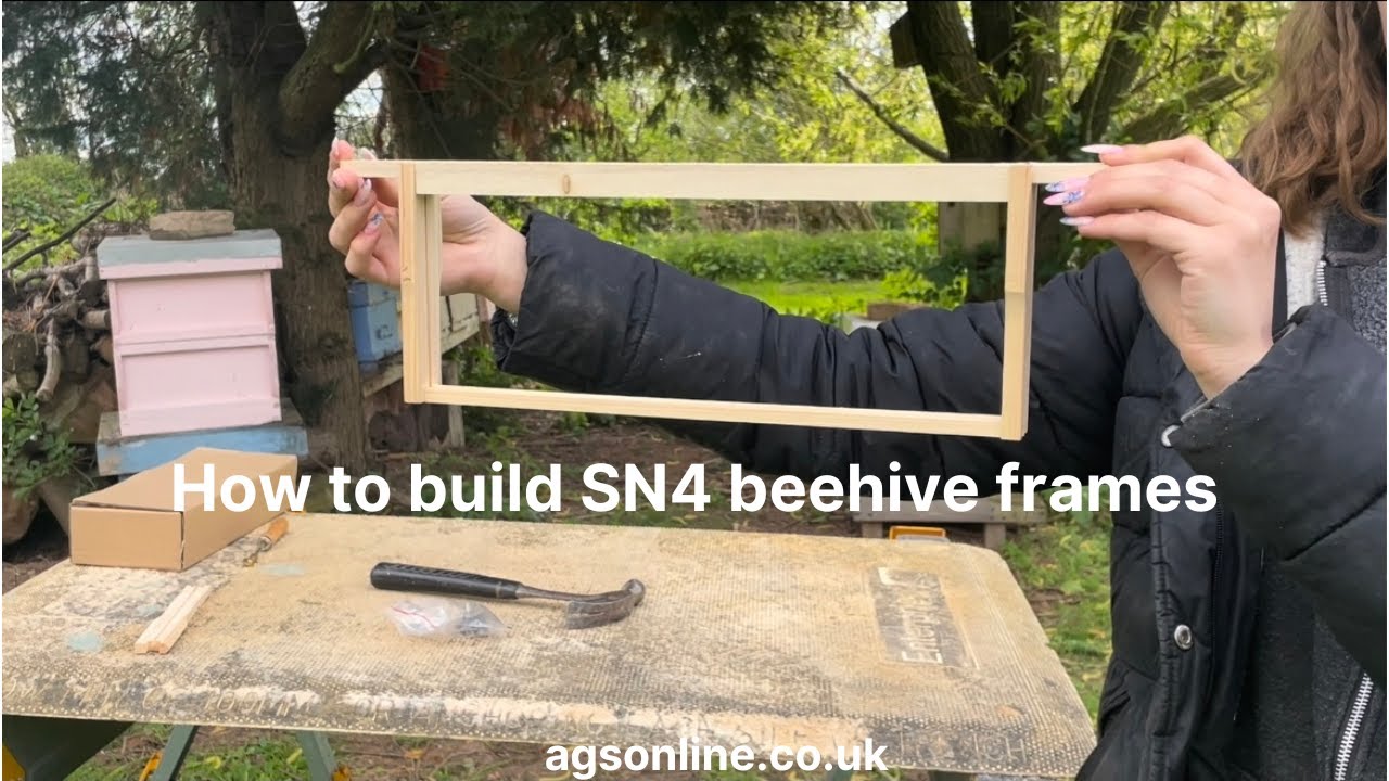 AGS - How to build SN4 beehive frames - YouTube