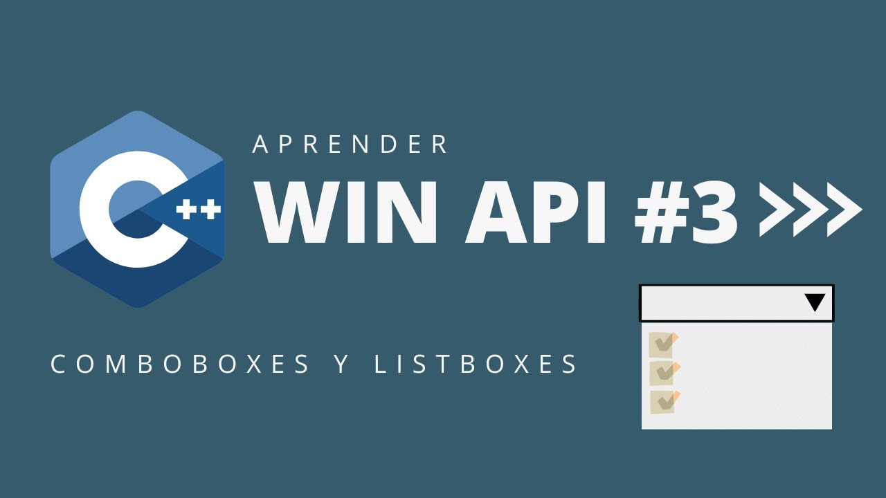 Aprender Winapi 3 Comboboxes Y Listboxes Youtube