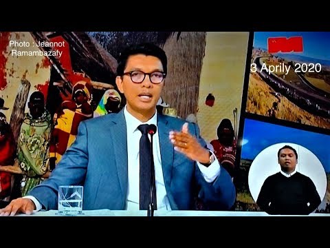 Andry Rajoelina Coronavirus TVM 03 04 2020