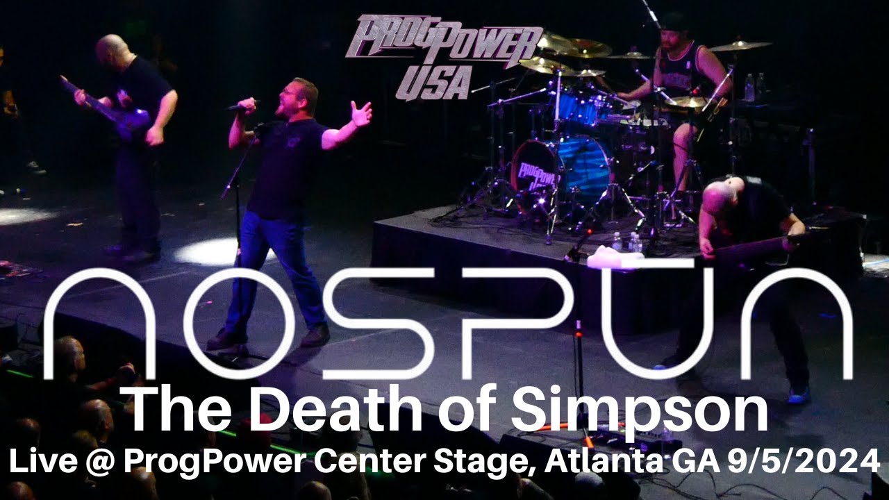 Nospun - The Death of Simpson LIVE @ ProgPower Center Stage Atlanta GA ...