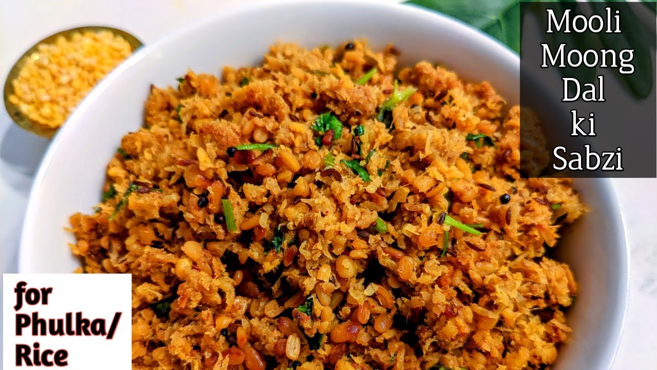 Quick & Tasty Mooli Moong Dal Ki Sabzi/Mullangi Pesar Pappu Curry ...