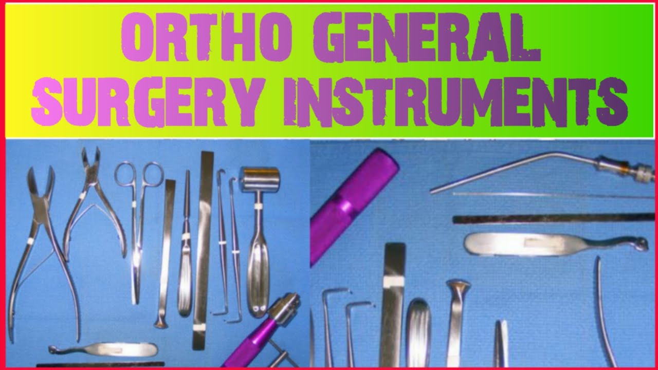 Surgeon Tools List