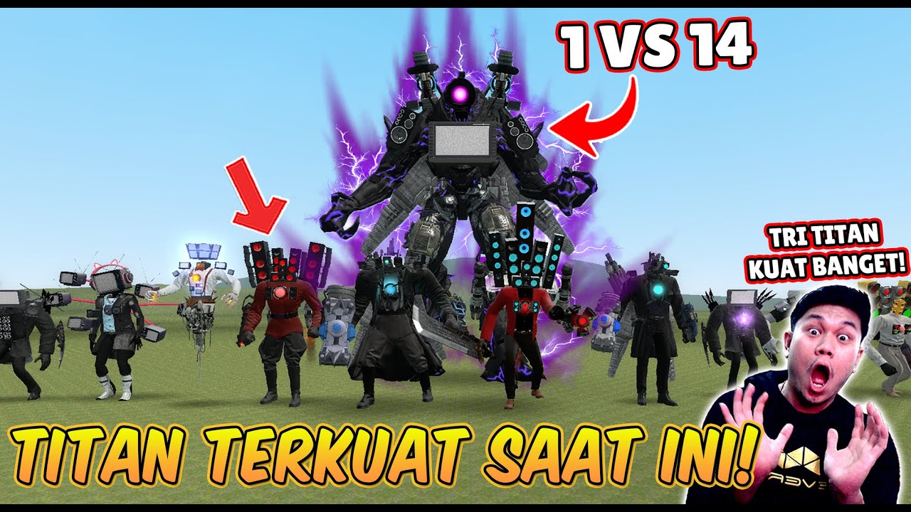TRI TITAN TERKUAT VS 14 TITAN TERKUAT DI SKIBIDI TOILET! Ternyata Ini ...