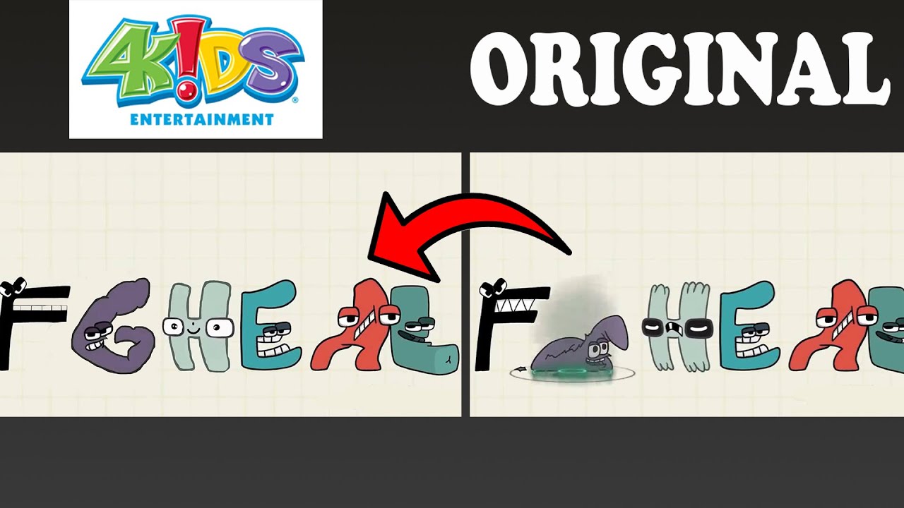 4KIDS Censorship in Alphabet Lore №2 - YouTube