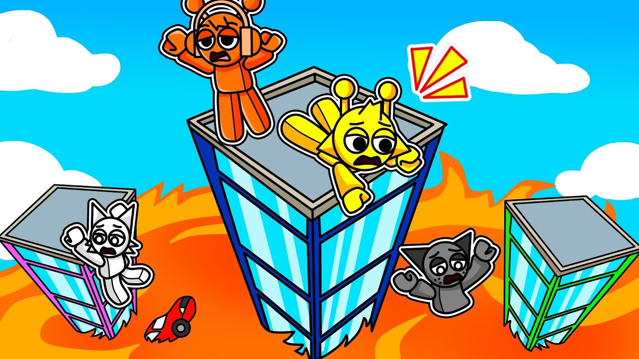 EL SUELO ES LAVA CON SIMON Y LOS SPRUNKI EN ROBLOX! 😲🔥INCREDIBOX ...