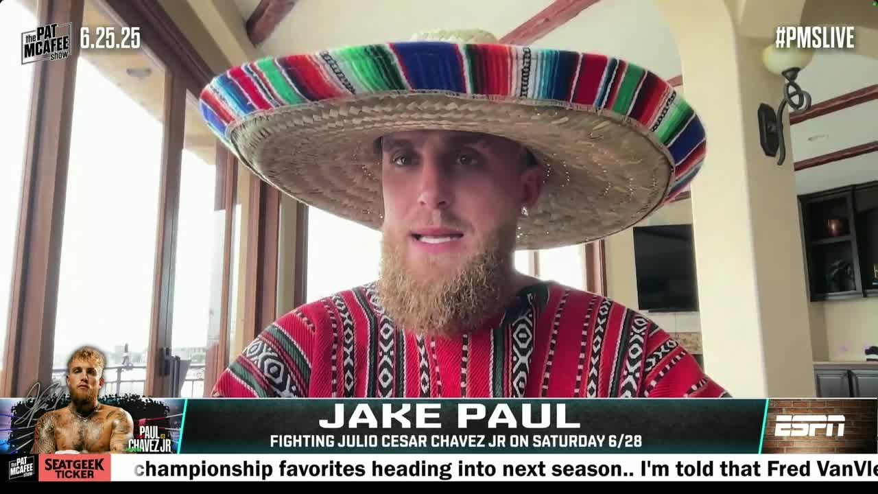 Jake Paul says 'I'M READY TO GO' ahead of fight vs. Julio Cesar Chavez ...