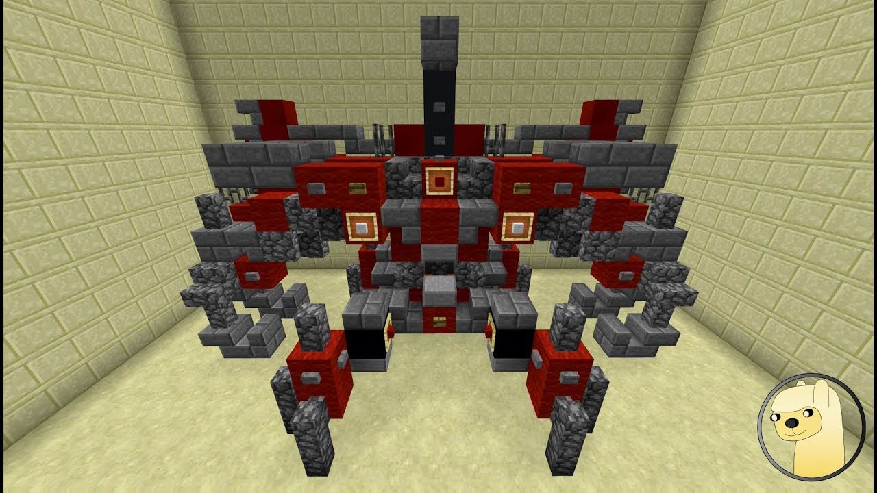 Minecraft - How To Build Transformers 2 Overload Robot Mode! - YouTube