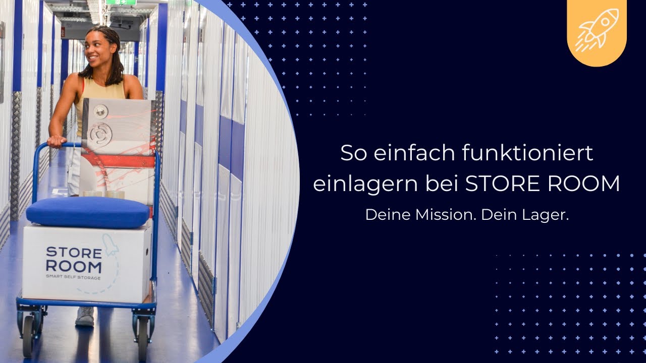 So einfach funktioniert einlagern bei STORE ROOM - YouTube