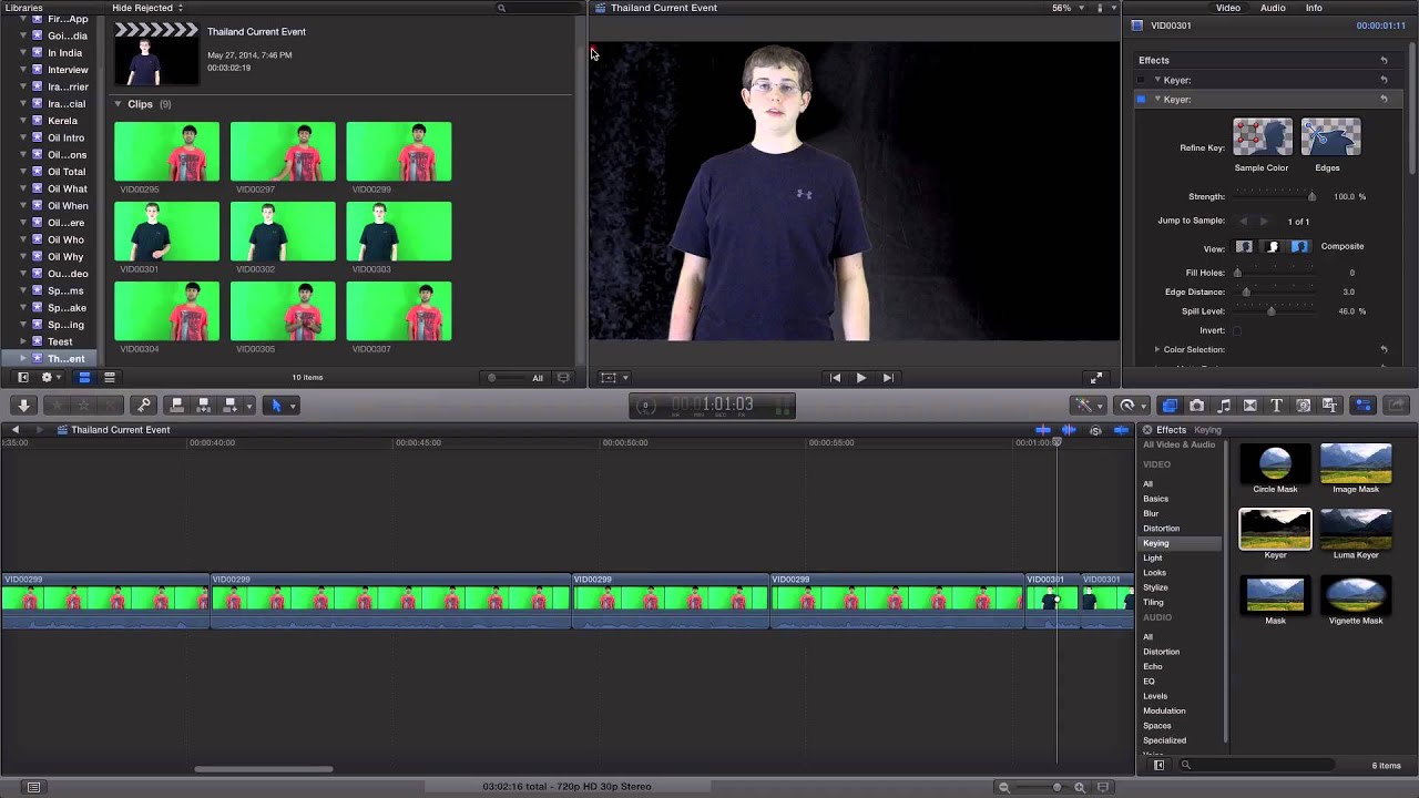 Remove Green Screen Problems in Final Cut Pro X - YouTube