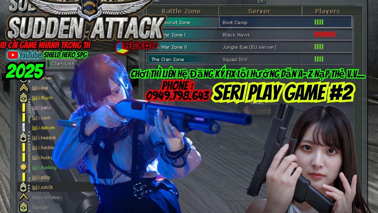 Sudden Attack 2025 | Biệt Đội Thần Tốc 2025 | Hướng Dẫn Cài Game Tạo ...