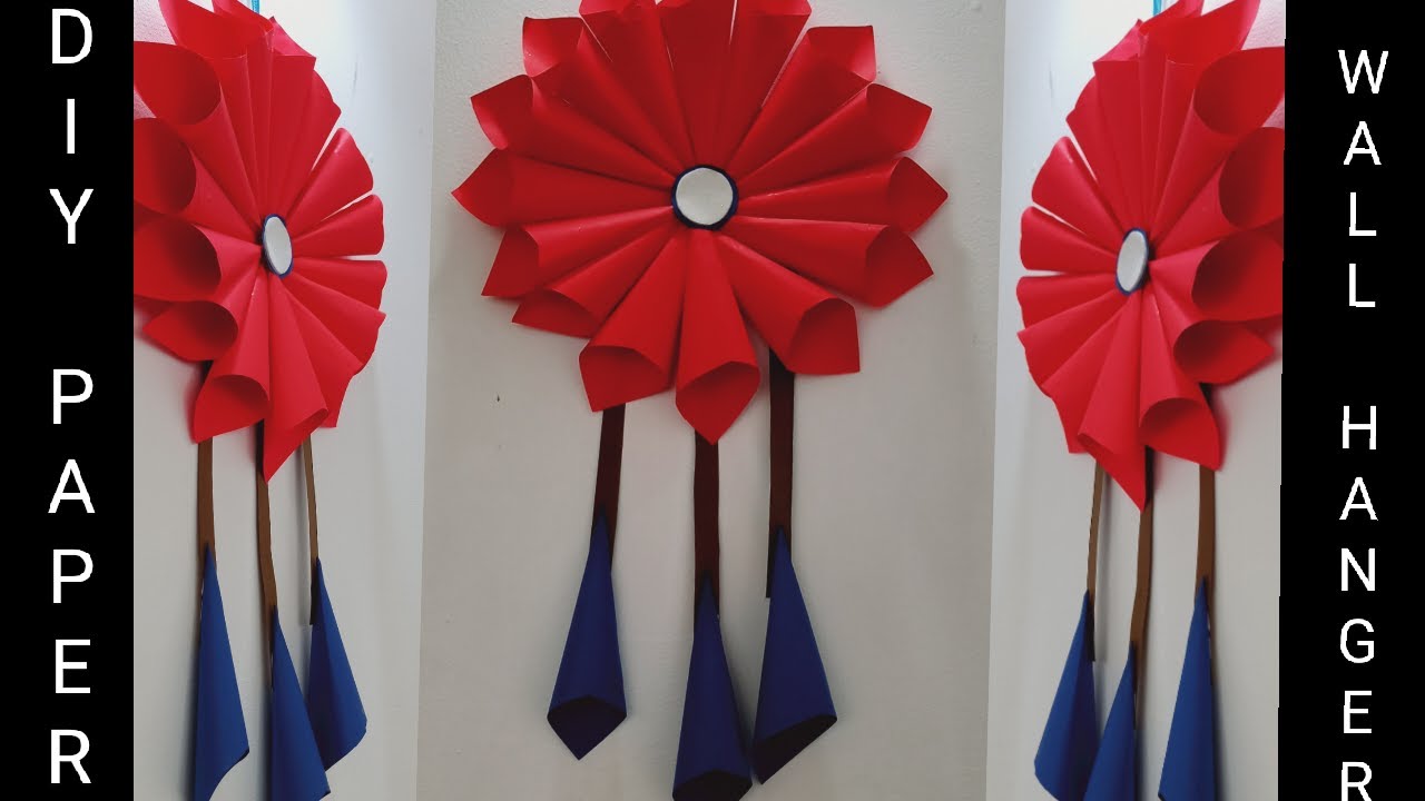 DIY Paper Wall Hanger - YouTube