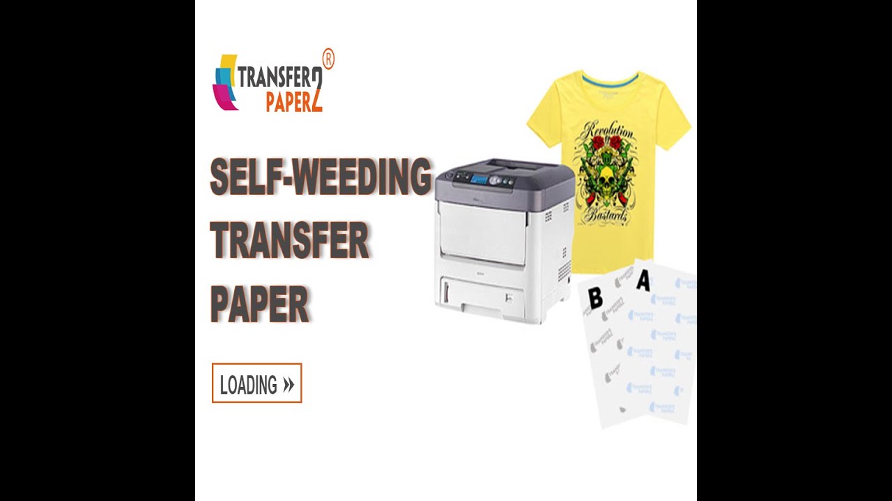 How to use self weeding laser heat transfer paper for dark cotton ...
