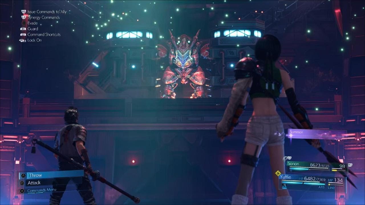 Final Fantasy 7 Remake: Scarlet battle - YouTube