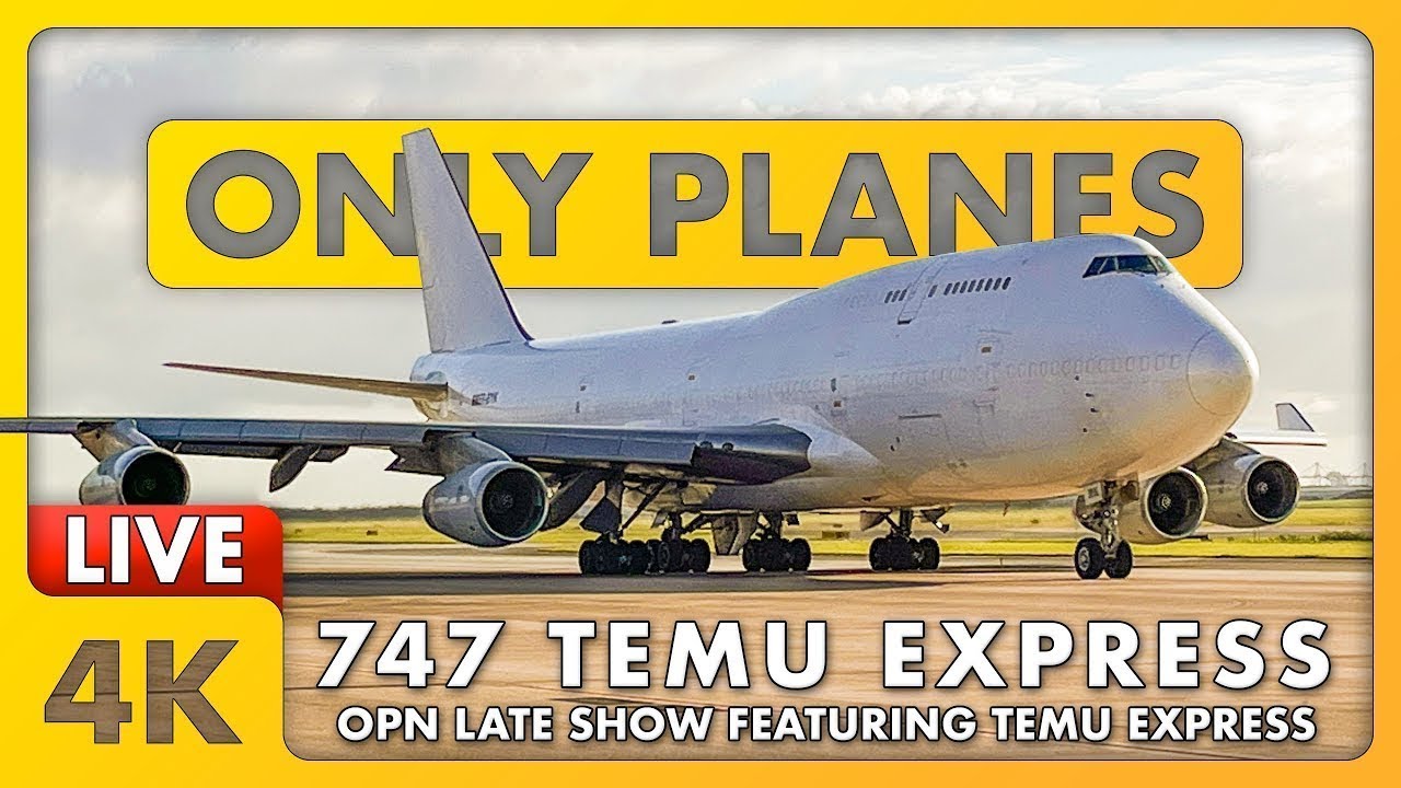 🔴 LIVE 747 Temu Express @ BNE / YBBN / BRISBANE Airport w/ James ...