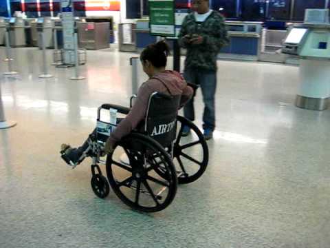 Wheelchair Obstacle Course - YouTube