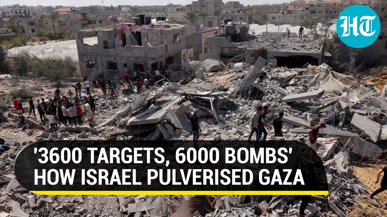 Israel Ravages Besieged Gaza With 6,000 Bombs Containing 4,000 Tons Of ...