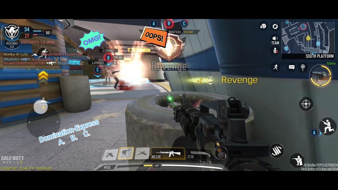multiplayer domination _ express _ A B C gaming, call of duty mobile ...