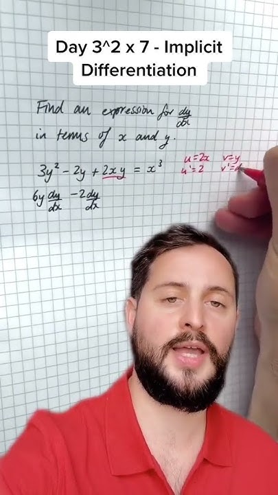 Day 63: Implicit Differentiation • 100 Days of A-Level Maths 🧮 - YouTube