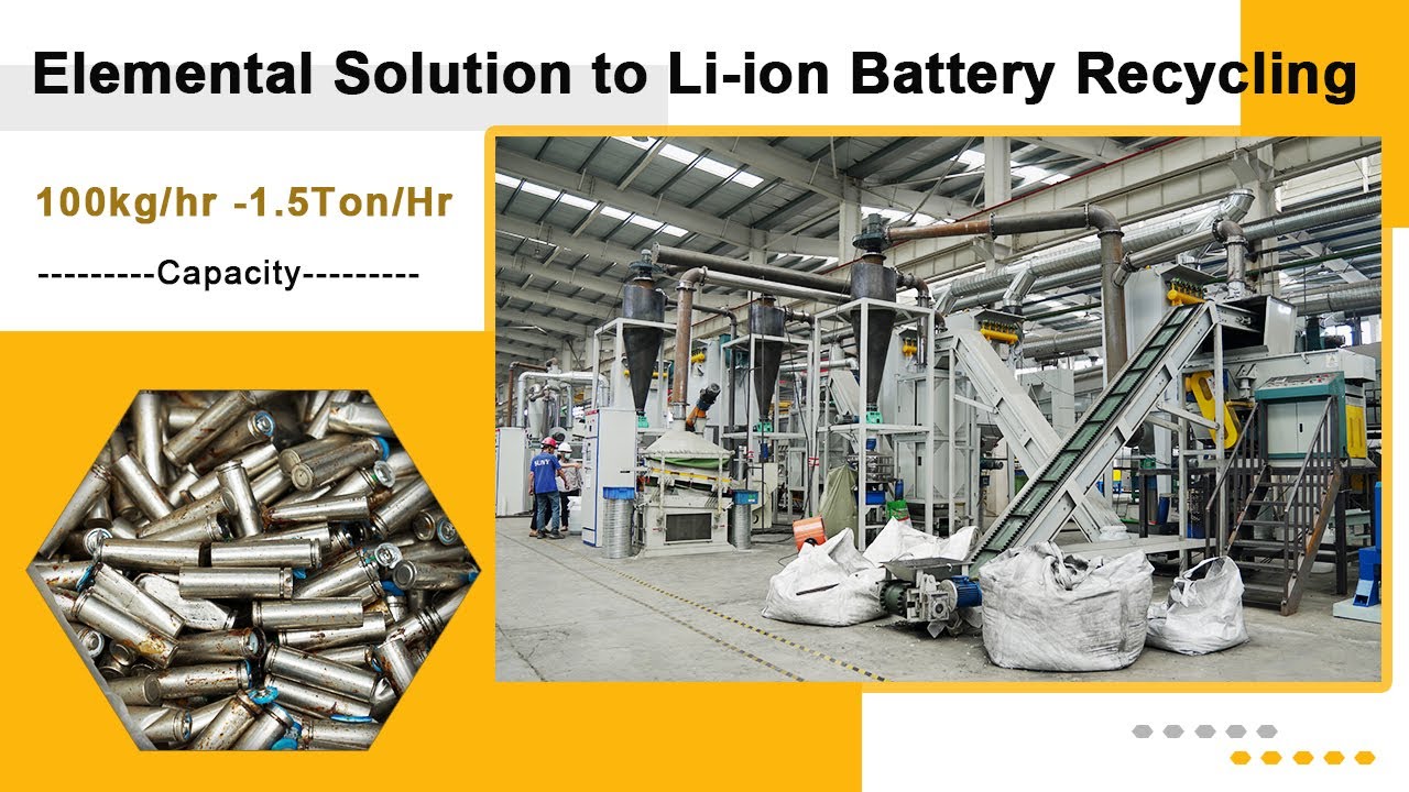 Elemental Solution to Li-ion Battery Recycling - YouTube