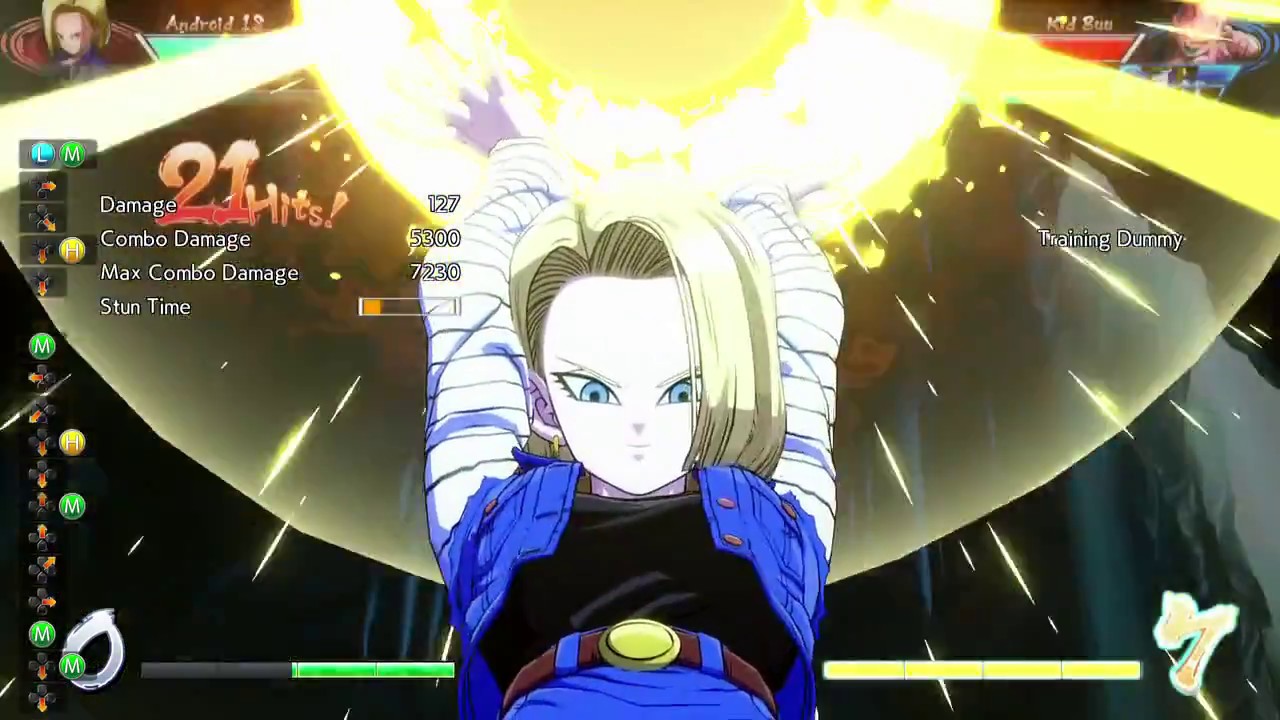 DBFZ - A18 Swag combo (A21 & Frieza Assist) - YouTube