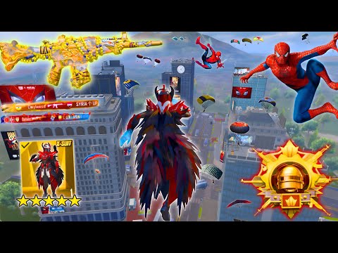 70 Kills😱MY NEW SEASON SPIDERMAN MODE RECORD w/ BLOOD RAVEN X-SUIT🔥 Pubg Mobile