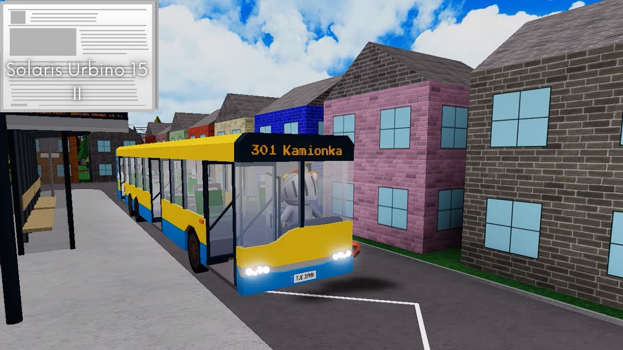 Solaris Urbino 15 II Linia 301 (Roblox Nids Buses & Trams) - YouTube