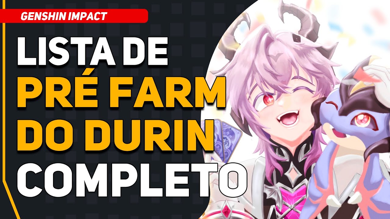 VAZOU O PRÉ FARM Completo do Durin | Genshin Impact - YouTube