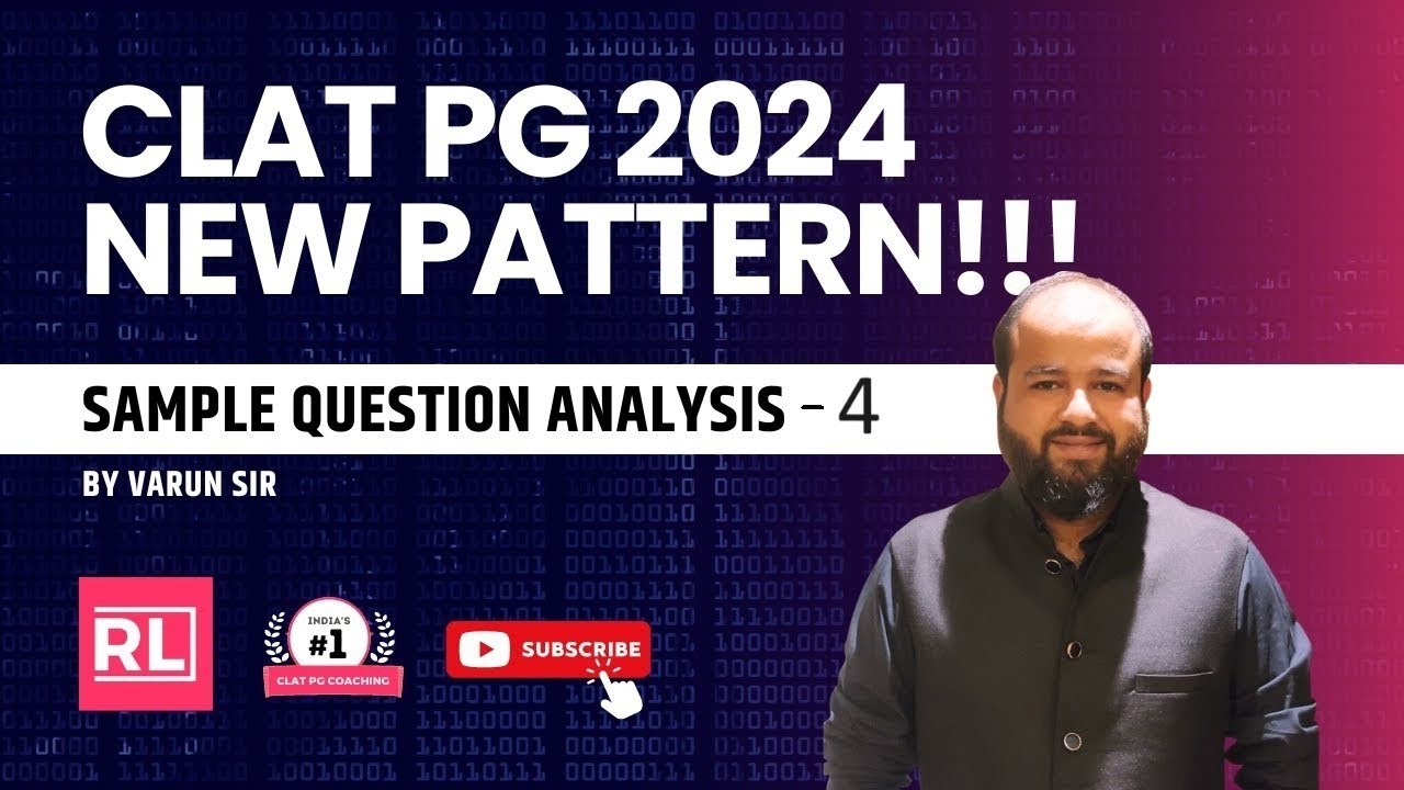 Analysis of CLAT PG 2024 Sample Paper - 4 released by Consortium of ...